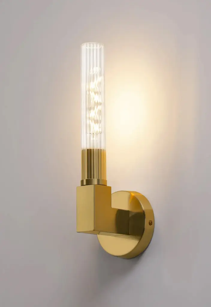 Elate Collection JRL365344 Dee Single Wall Light in Gold IP44 ...