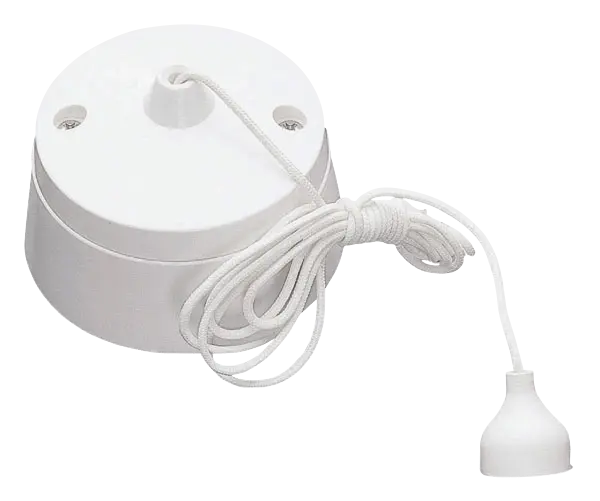 Click PRC009 White 2 Way Pull Cord Switch | jrlighting.co.uk